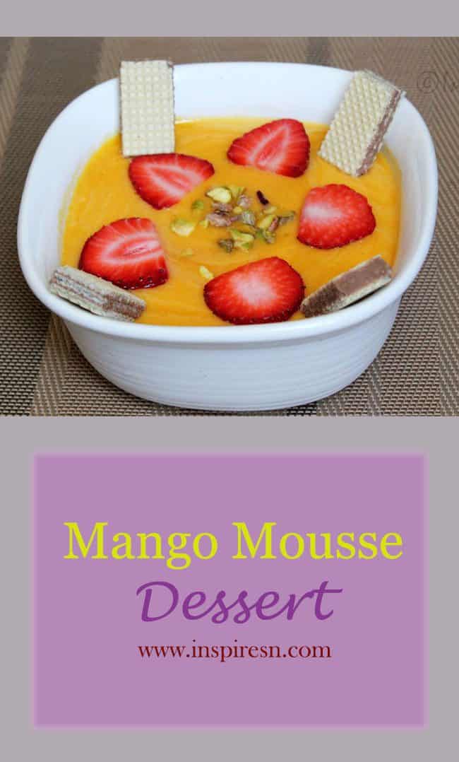 Mango Mousse Dessert - InspiresN
